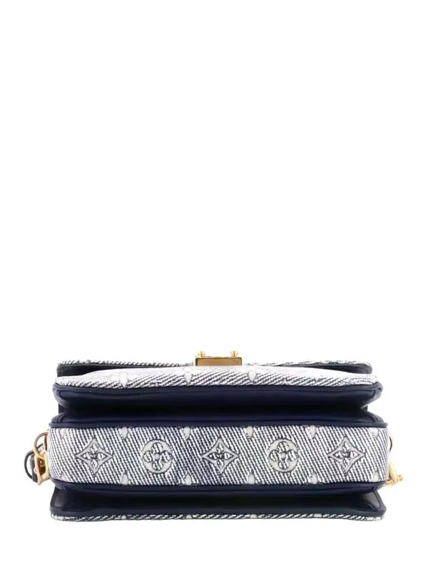 LOUIS VUITTON Monogram Jacquard Canvas East West Pochette Metis Shoulder Bag - Blue