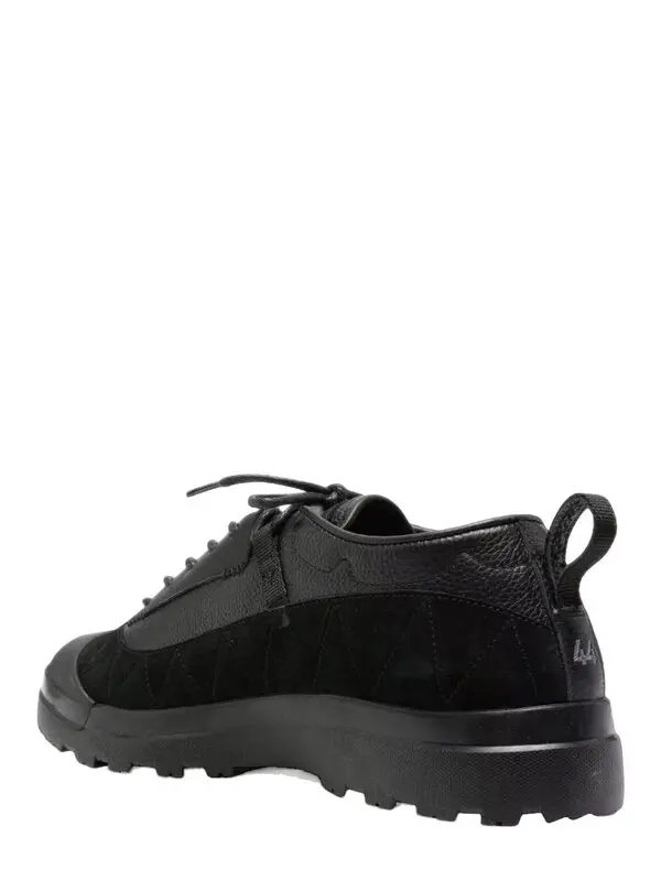 RANRA Panel Leather Sneakers - Black