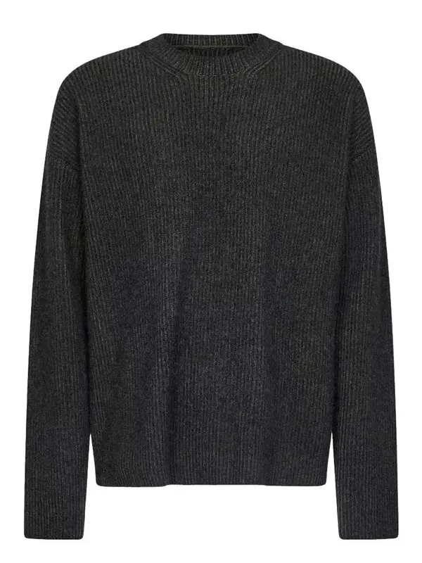 UMA WANG Ribbed-knit Cashmere Pullover - Grey
