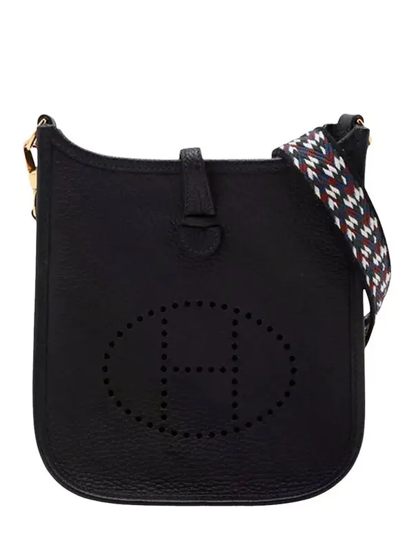 Hermès 2023 Clemence Evelyne Tpm Crossbody Bag - Blue