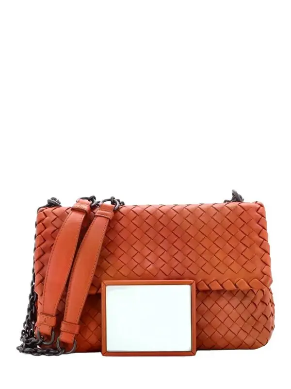 Bottega Veneta Intrecciato Nappa Cross Body Bag - Brown