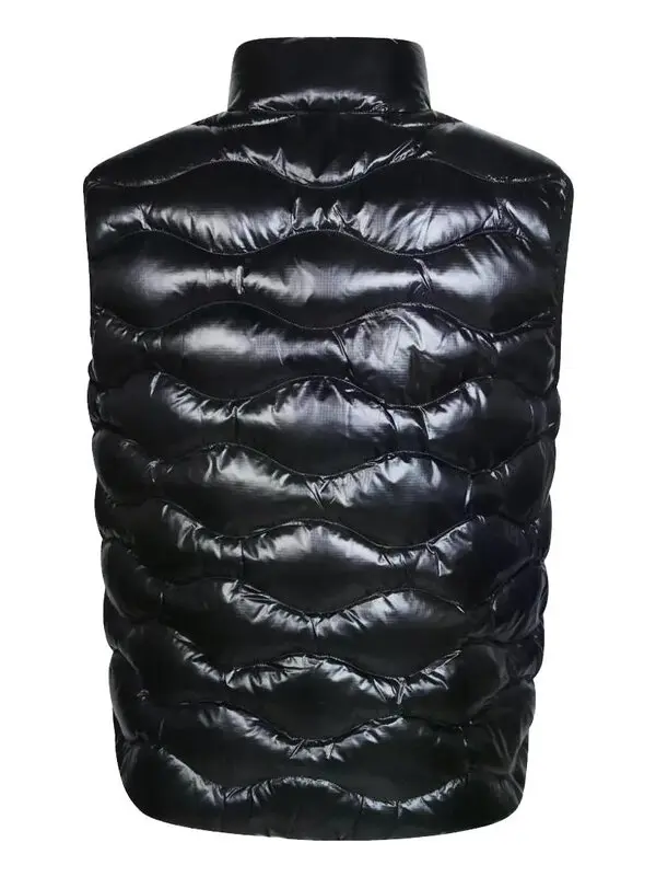 BLAUER. Danny Quilted High-neck Gilet - Black