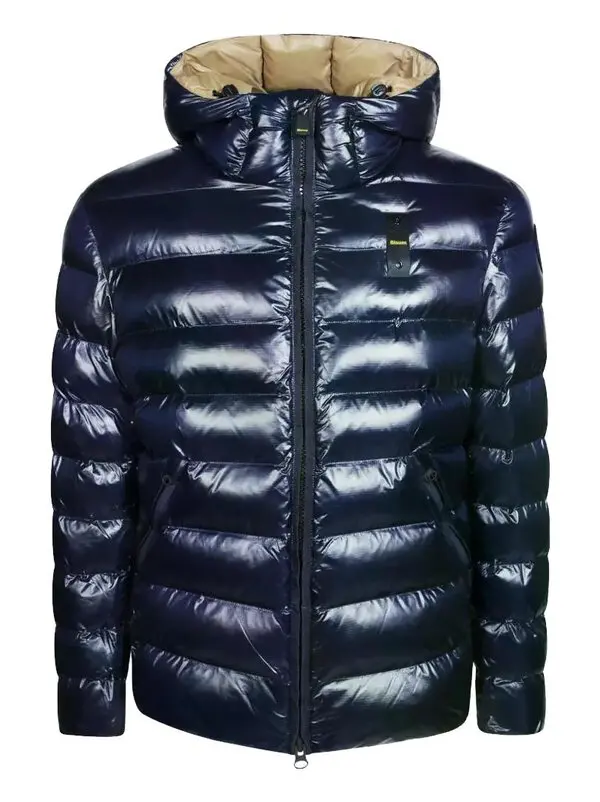 BLAUER. Adams Hooded Puffer Jacket - Blue