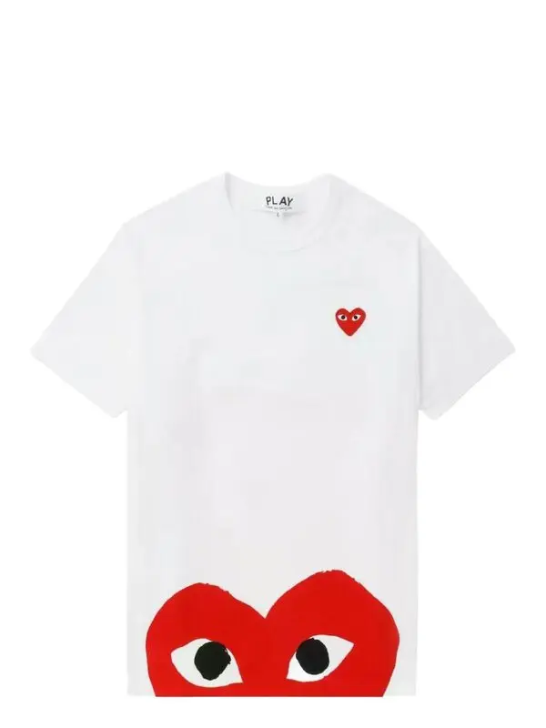 Comme Des Garçons Graphic-print Short-sleeve T-shirt - White