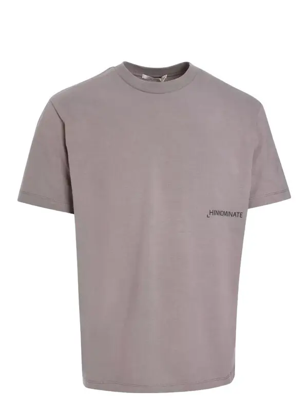 HINNOMINATE Logo-print T-shirt - Grey