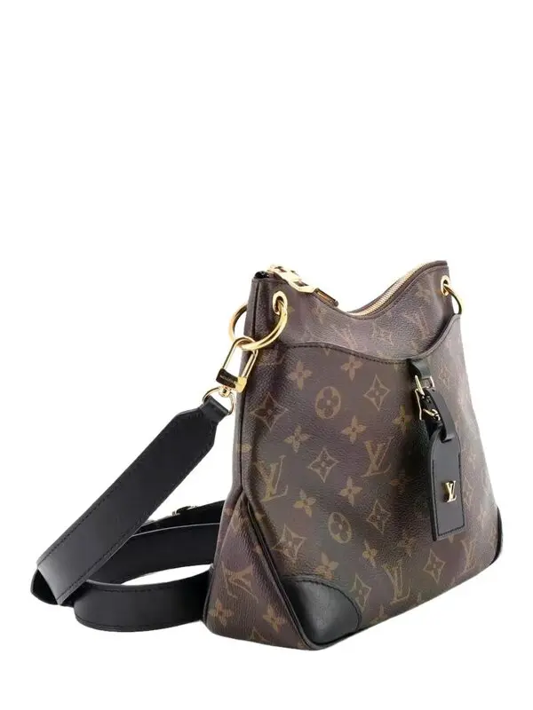 LOUIS VUITTON Odeon Nm Monogram Canvas Pm Crossbody Bag - Black