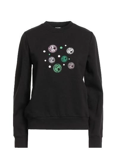 Karl Lagerfeld Organic Cotton Fleece Sweatshirt - Black