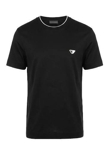 Emporio Armani T-shirt Size Lyocell, Cotton - Black