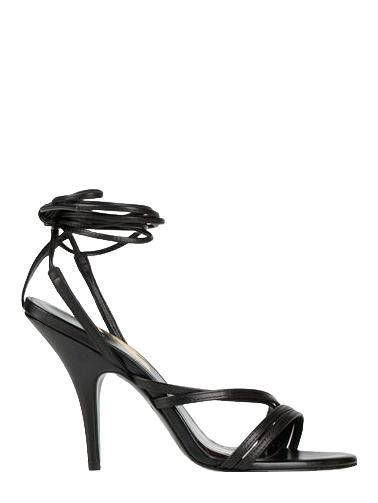 Patrizia Pepe Leather Sandals - Black