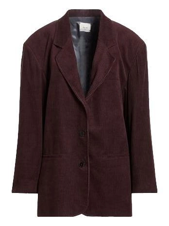 ALYSI Corduroy Single-breasted Blazer - Red