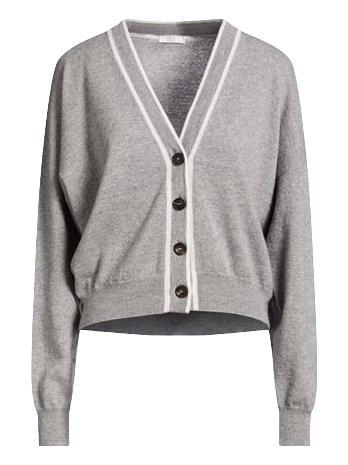Peserico Easy Cardigan Light Wool, Cashmere - Grey