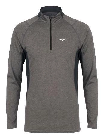 Mizuno Polyester Wool Polyacrylic T-shirt - Grey