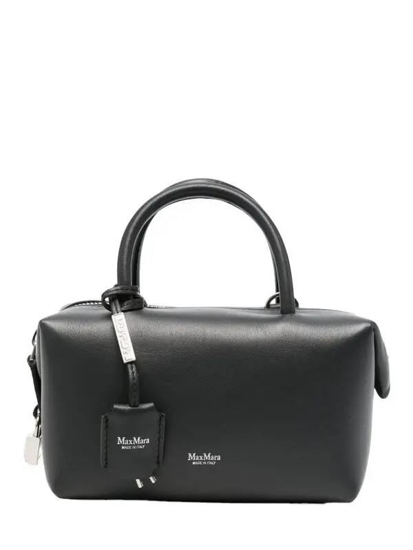 Max Mara Leather Handbag - Grey