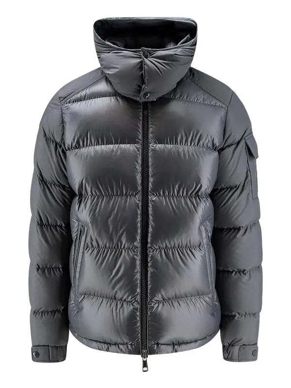 Moncler Maya Recycled Polyester Down Jacket - Grey