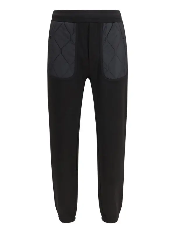 Moncler Cotton Blend Sweatpants - Black