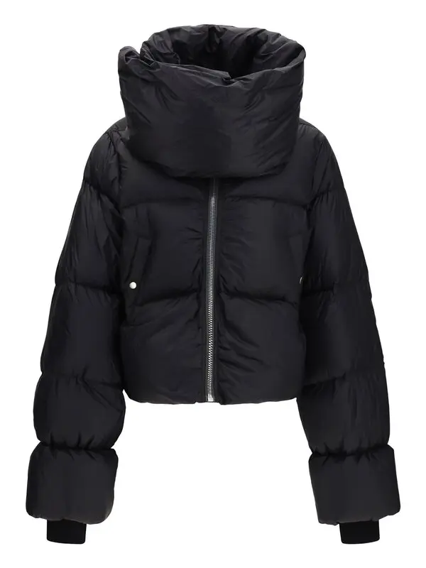 Rick Owens Padded Funnel Neck Jacket - Black