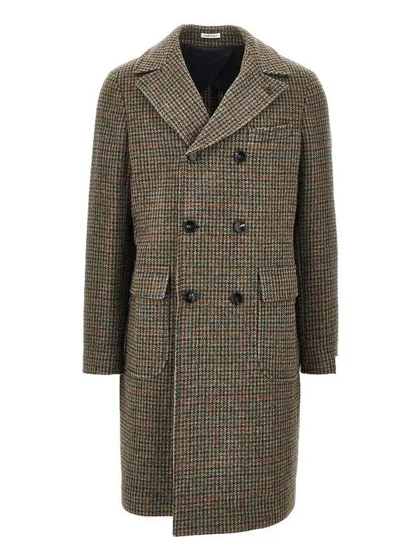 BRERAS Cashmere And Wool 'tirana' Coat - Multicolor