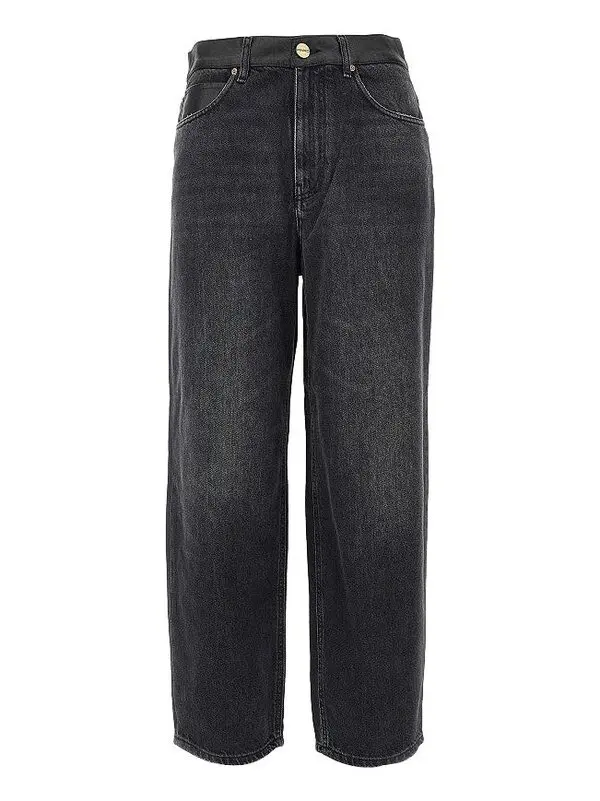 Pinko Balloon Fit Denim Jeans - Black