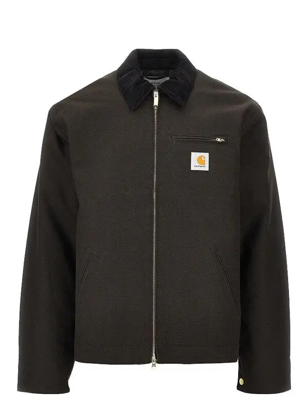 Carhartt Work In Progress Detroit Canvas Jacket - Brown