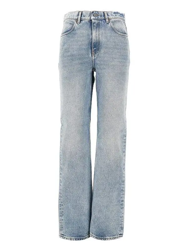 GOLDEN GOOSE Norma Straight Leg Jeans - Blue