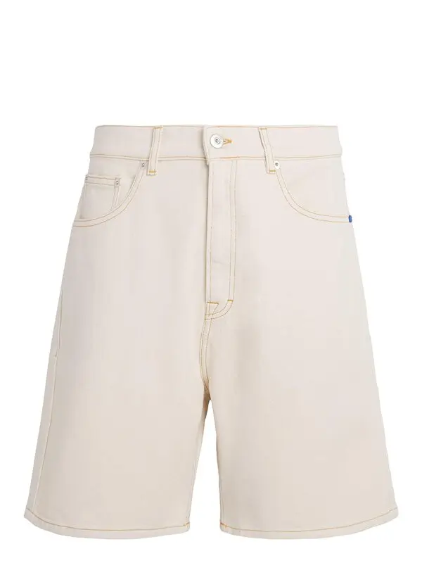 PICANTE Denim Deck Shorts - Beige