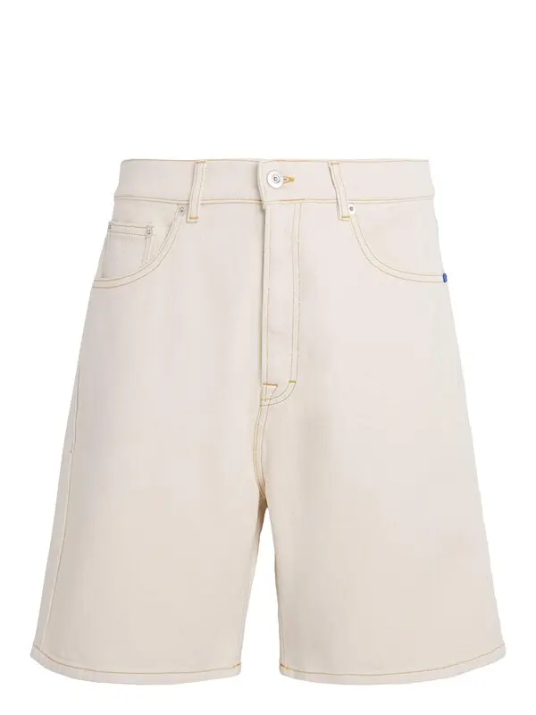 PICANTE Denim Deck Shorts - Beige