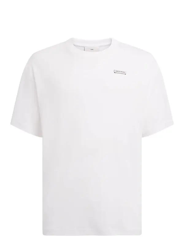SONG FOR THE MUTE Cotton Logo-label T-shirt - White