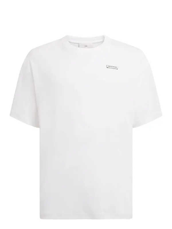SONG FOR THE MUTE Cotton Logo-label T-shirt - White