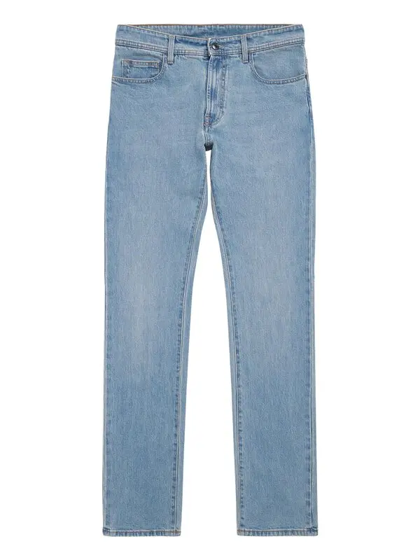 Canali Straight Jeans - Blue
