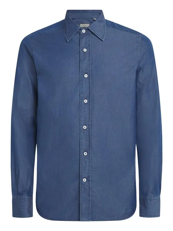 Canali Denim Shirt - Blue