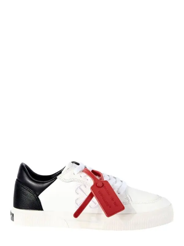 Off-White Vulcanized Lace-up Sneakers - White