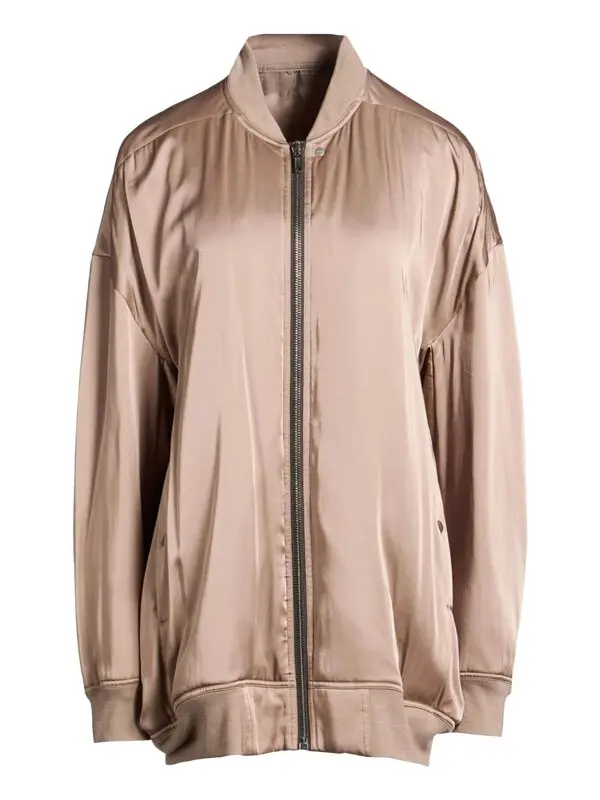 Rick Owens Satin Bomber Jacket - No