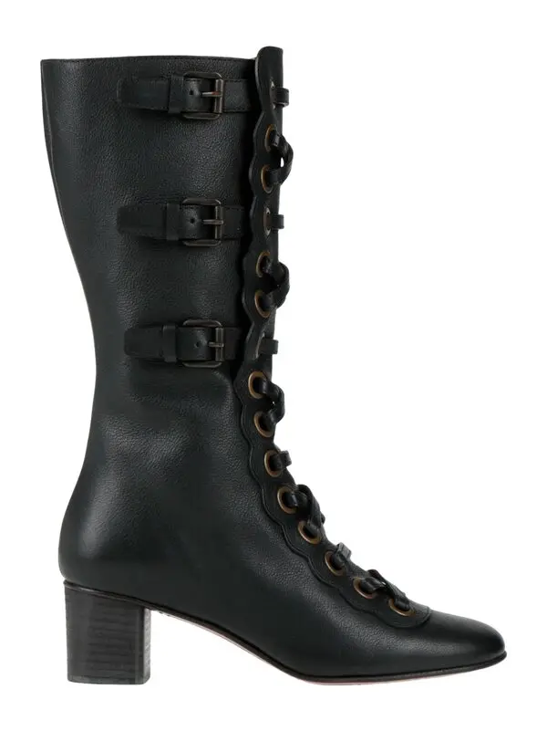 Chloé Leather Boots - Black
