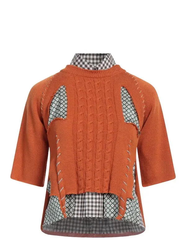 MAISON MARGIELA Printed Jumper - Orange