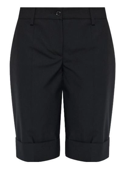 Moschino Tailored Belt-loop Shorts - Black