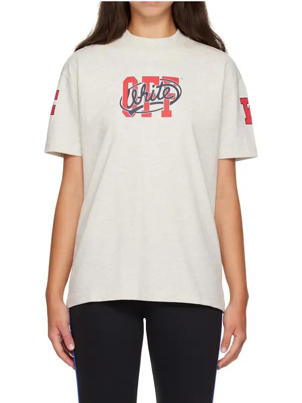 Off-White Short-sleeved T-shirt - Grey