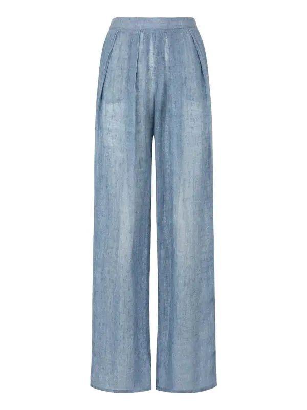 Ermanno Scervino Pleated Casual Pants - Blue