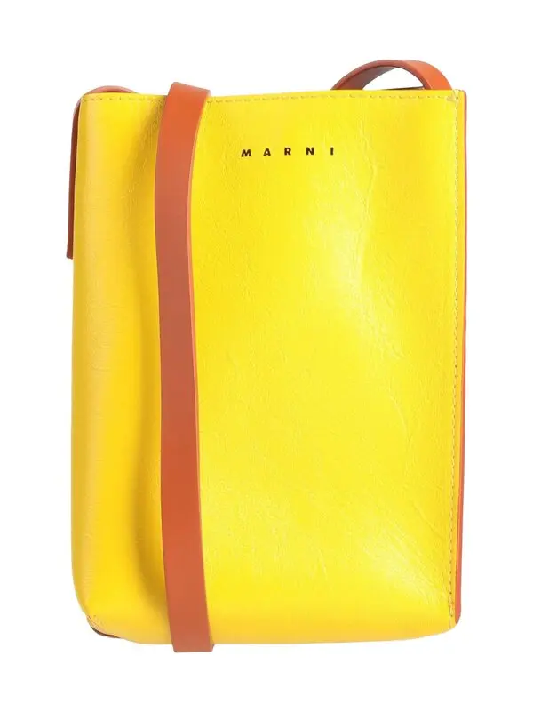 Marni Two-tone Cross Body Bag - Yellow
