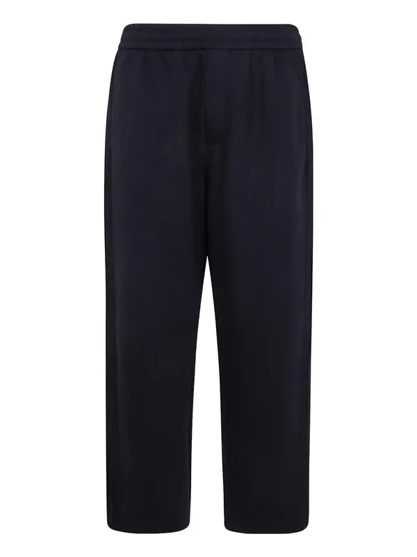Emporio Armani Elasticated-waistband Trousers - Black