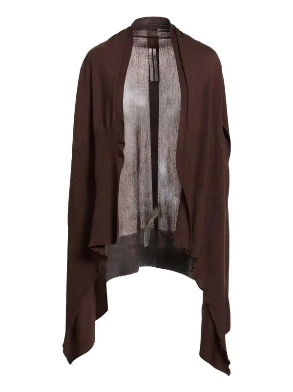 Rick Owens Cashmere Open-front Cardigan - Black
