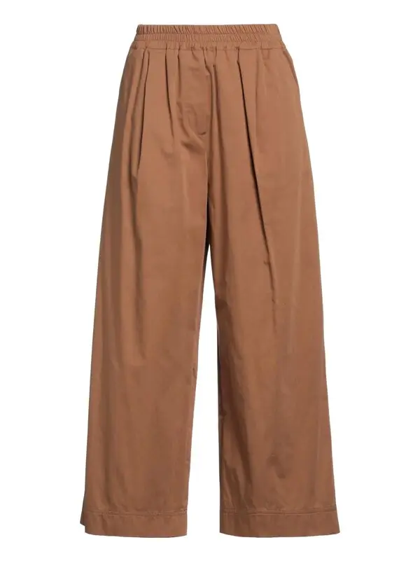Max Mara Wide Leg Casual Trousers - Camel