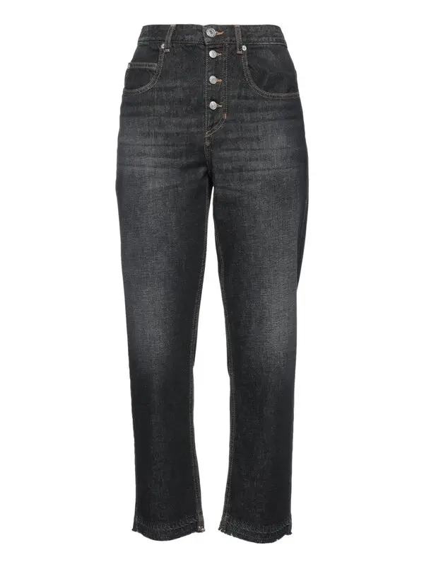Isabel Marant Étoile Flare Denim Trousers - Black