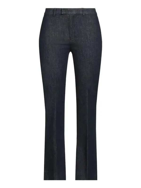 Max Mara Solid Colour Bootcut Jeans - Blue