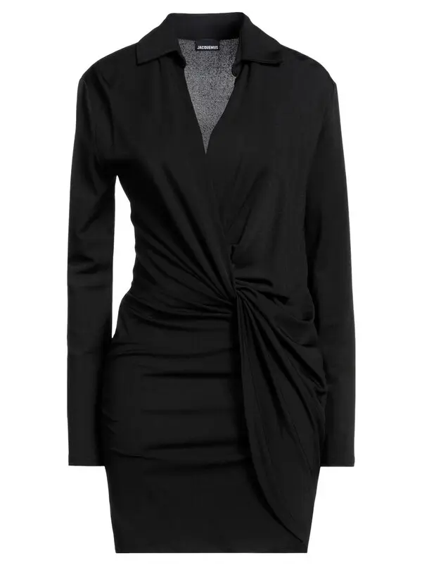 Jacquemus Jersey Bodycon Dress - Black