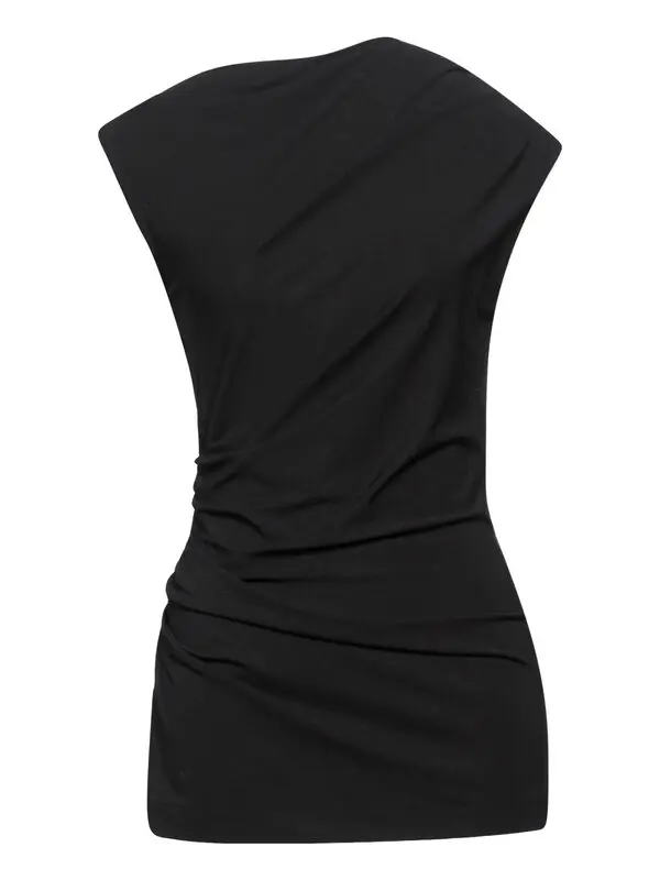 Brunello Cucinelli Solid Colour Tops - Black