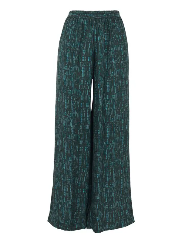 GIANLUCA CAPANNOLO Casual Pants With An Irregular Pattern - Green