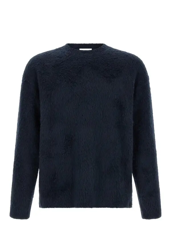 ROBERTO COLLINA Long-sleeve Knit Top - Blue