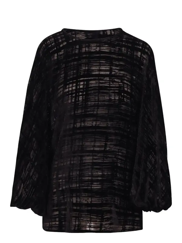 GIANLUCA CAPANNOLO Crew-neck Top - Black