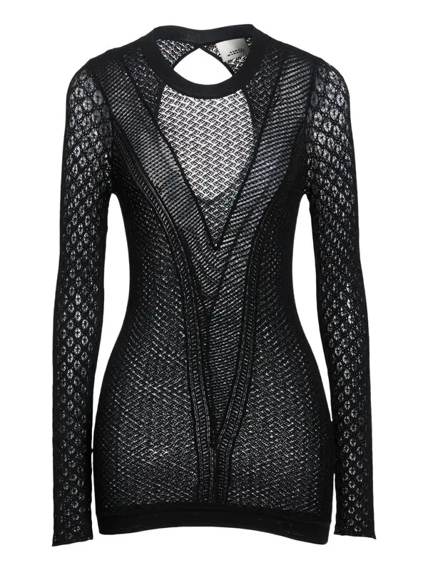 Isabel Marant Étoile Crochet-knit Jumper - Black