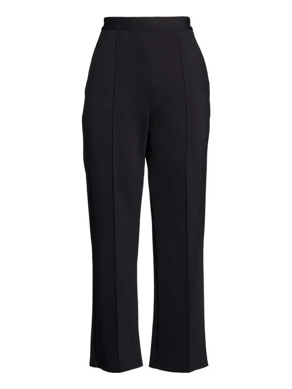 Max Mara Minimalist Flared Trousers - Black
